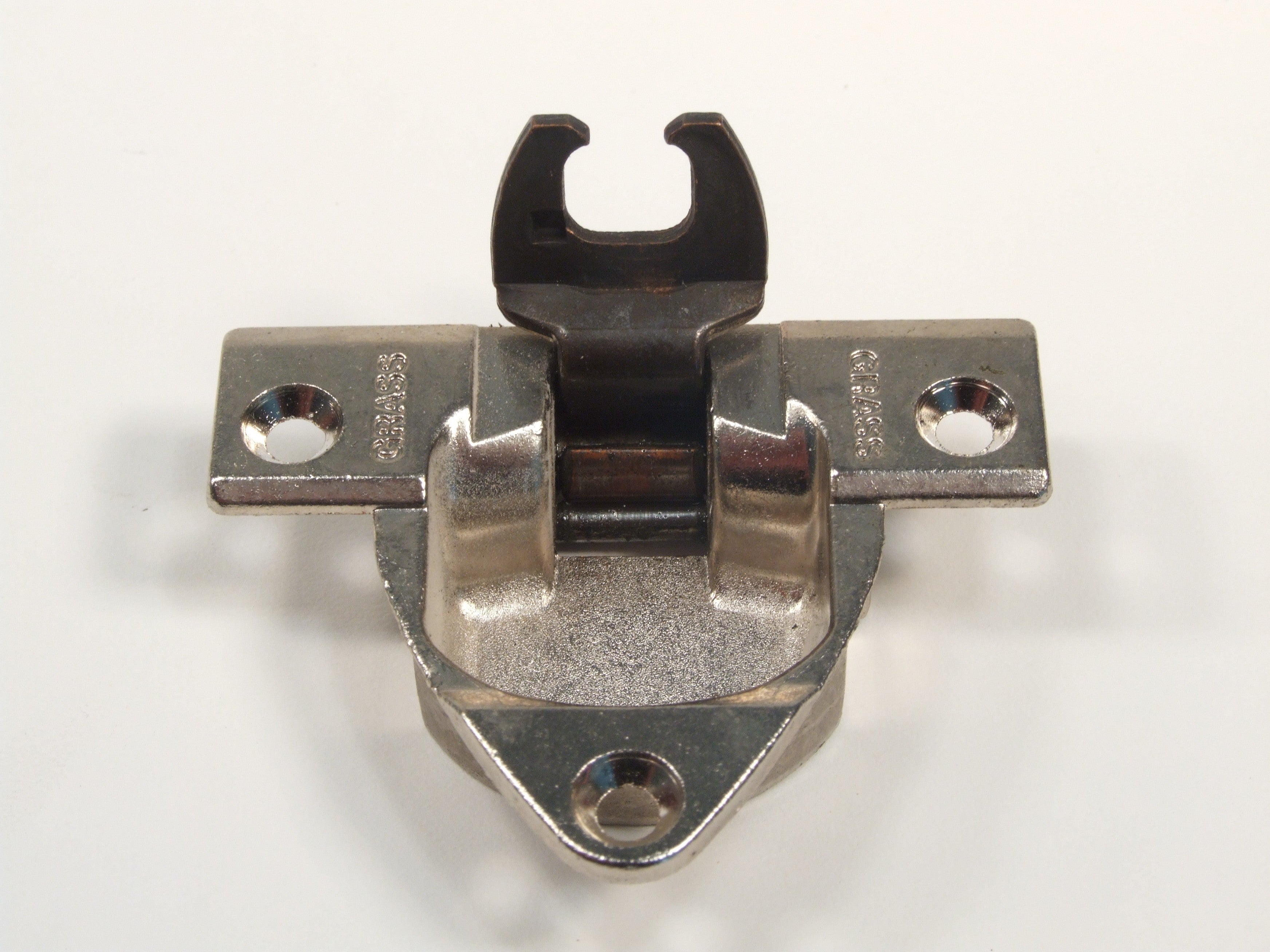 Grass 830 Rare 3 Hole Pattern Hinge Nickel Finish Used Springs Are Good And The Action Is